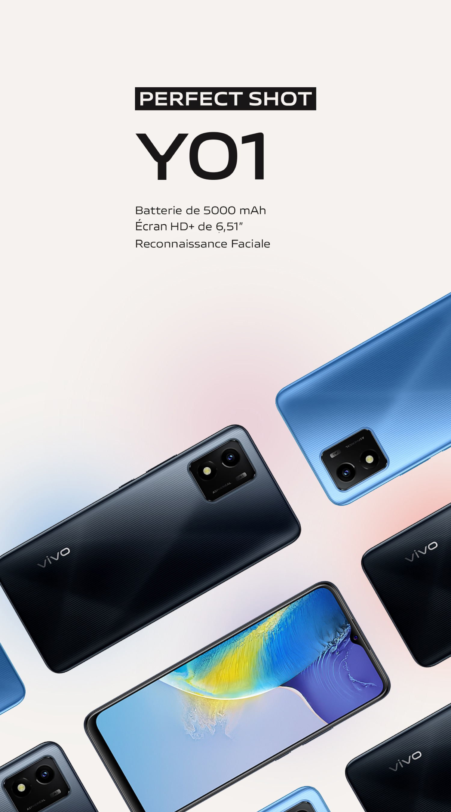 vivo Y01 - Conception mince 3D | vivo France